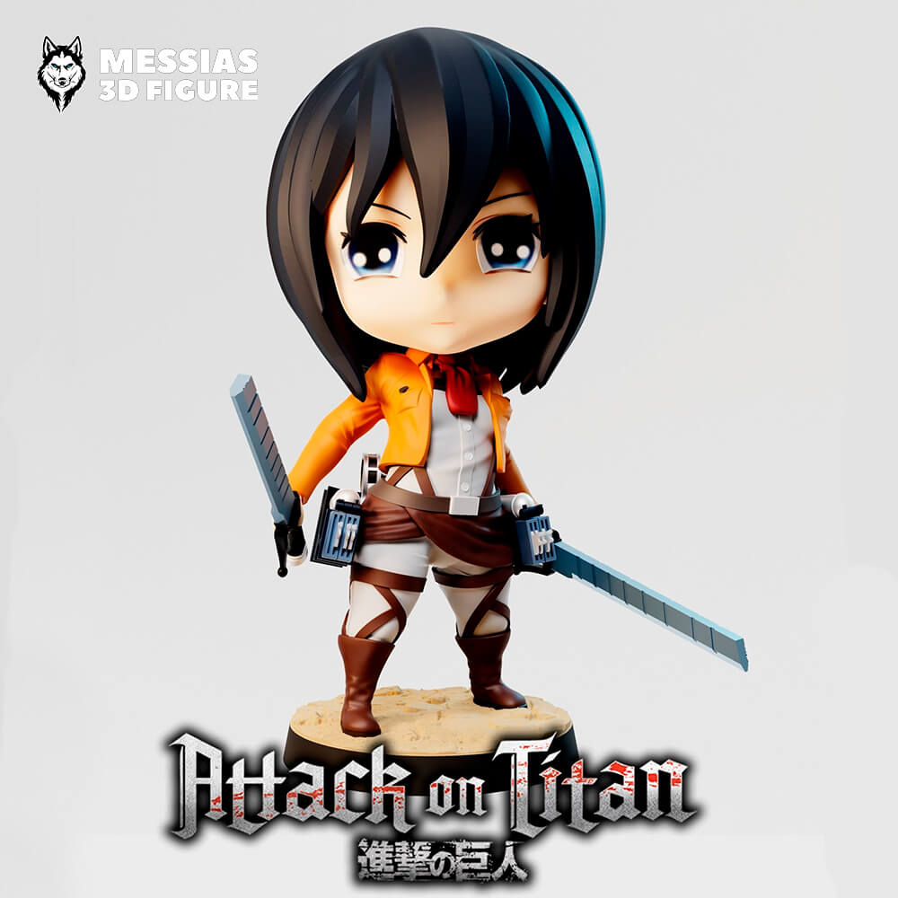 Mikasa Chibi - 3D Model by M2SO