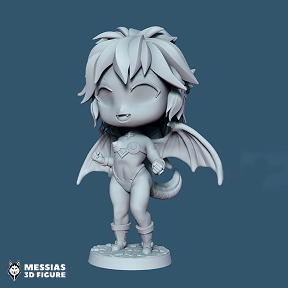 Mink From Dragon Chibi - 3D Print Model by M2SO