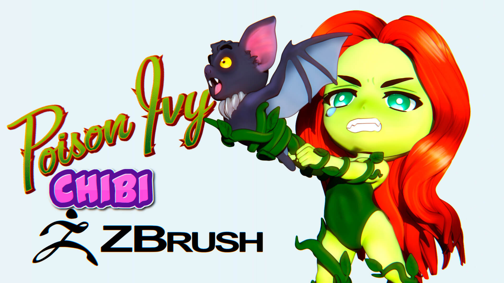 Poison Ivy Chibi - 3D Model by M2SO