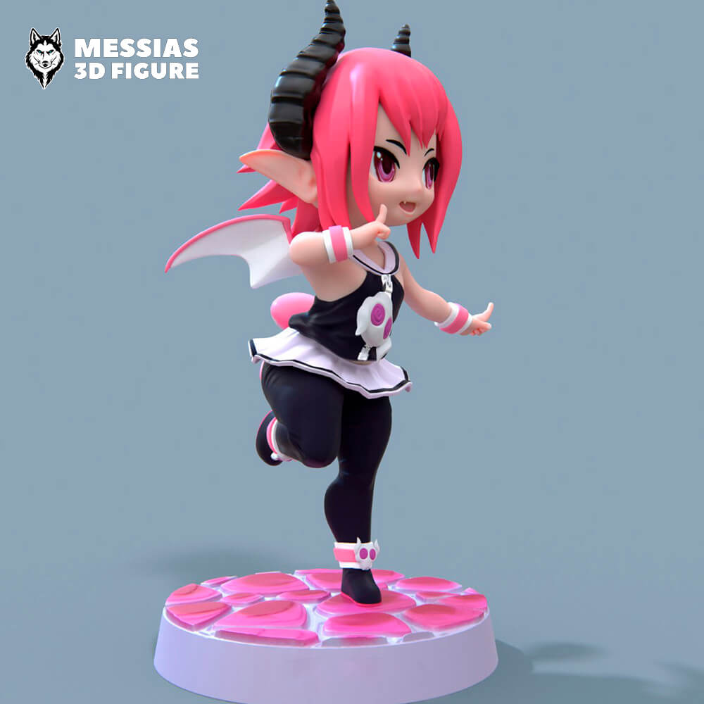 Raspberyl Disgaea Chibi - Free 3D Model by M2SO