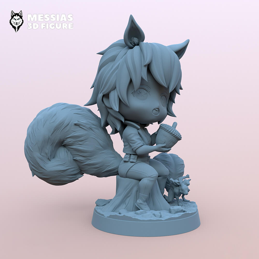 Squirrel Girl Chibi - 3D Model by M2SO