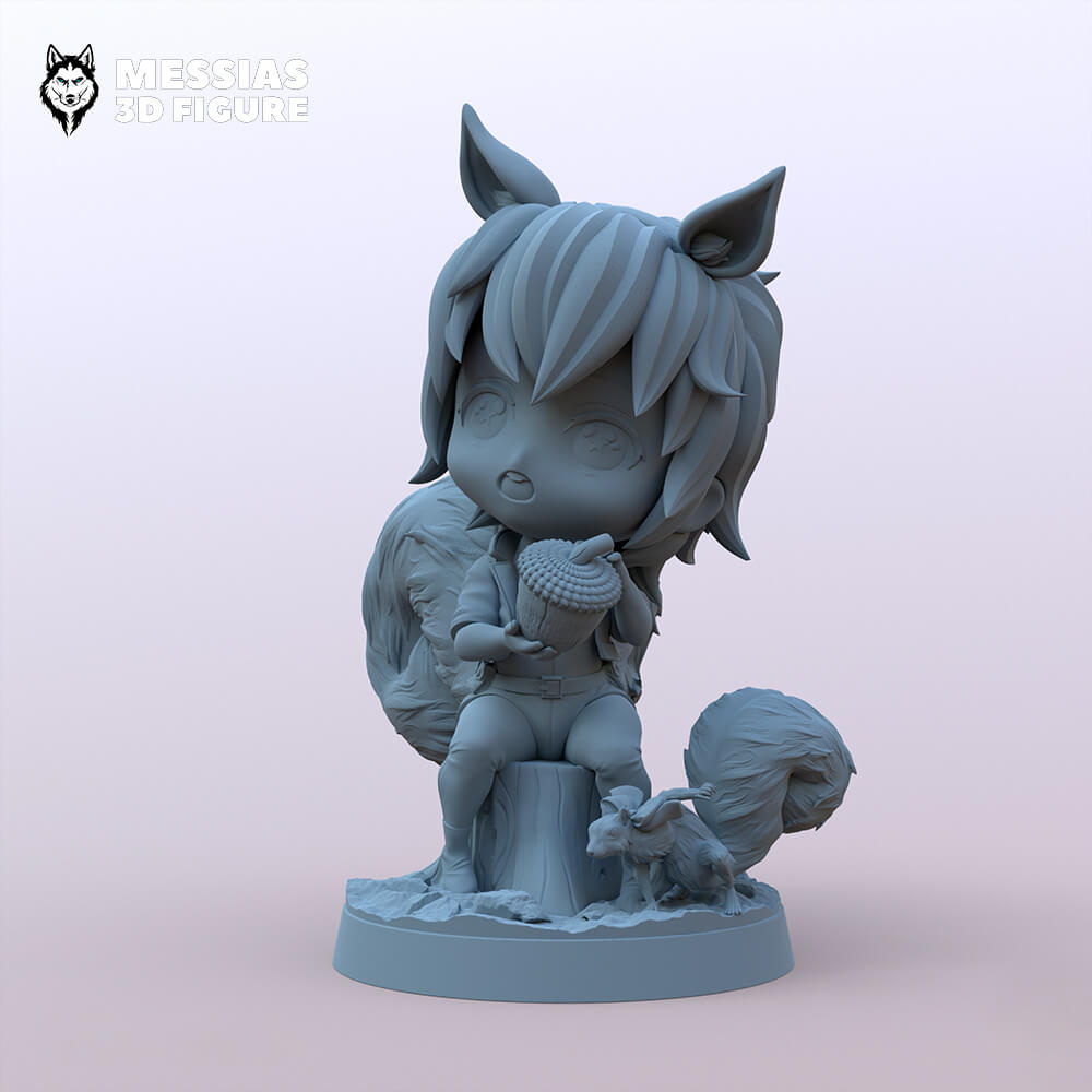 Squirrel Girl Chibi - 3D Model by M2SO