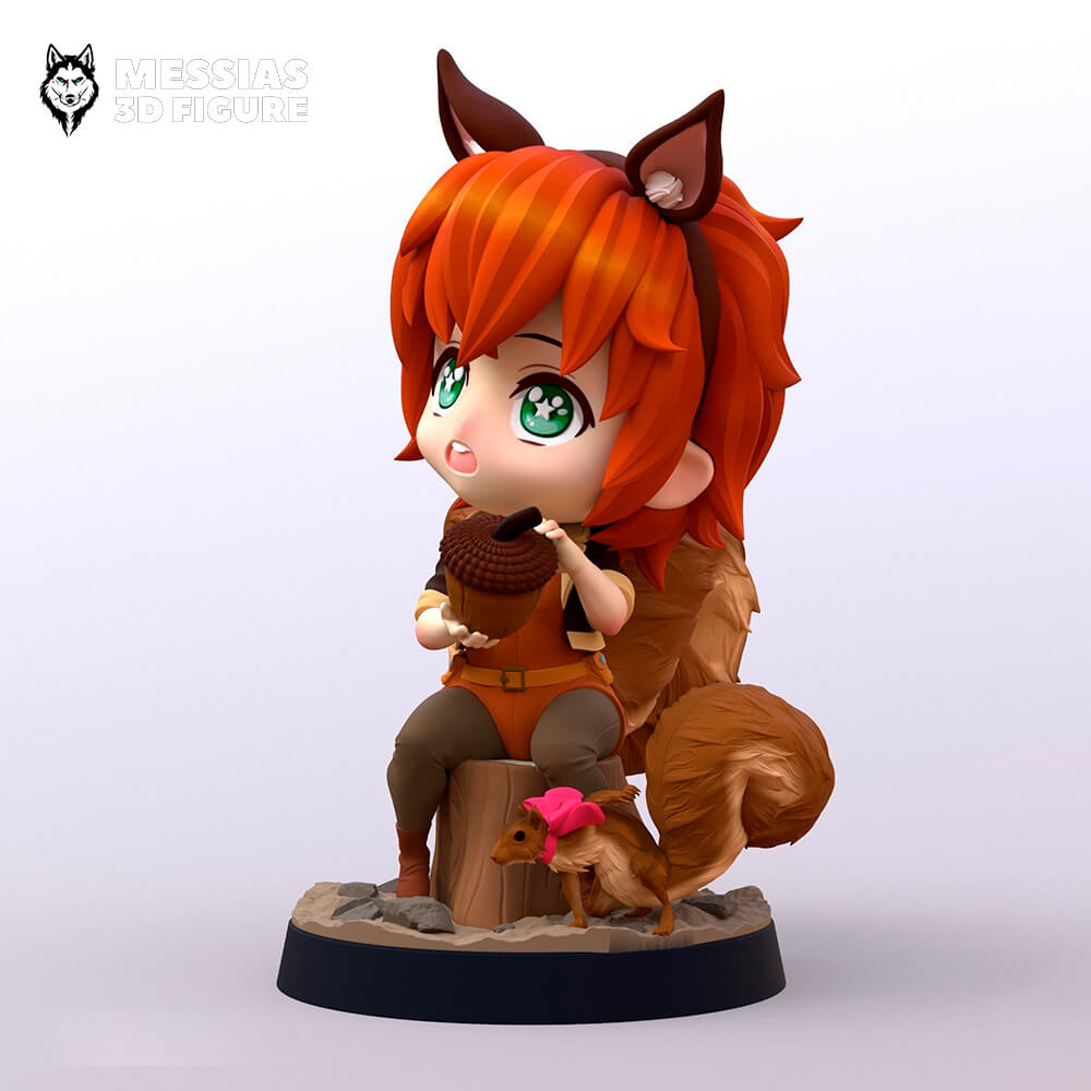 Squirrel Girl Chibi - 3D Model by M2SO