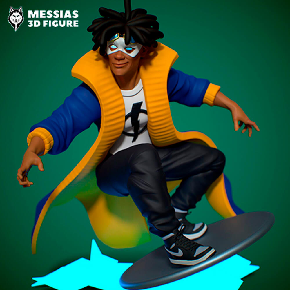 Static Shock Figure - 3D Model by M2SO