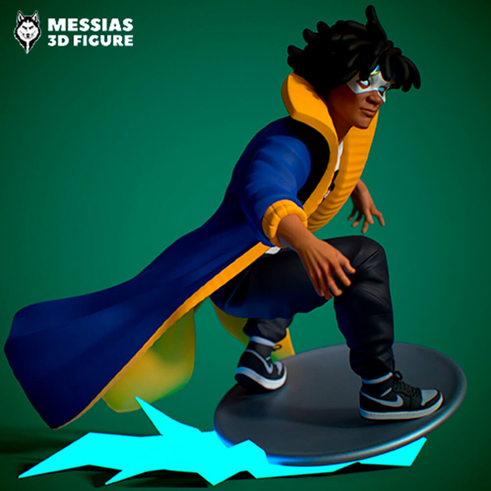 Static Shock Figure - 3D Model by M2SO