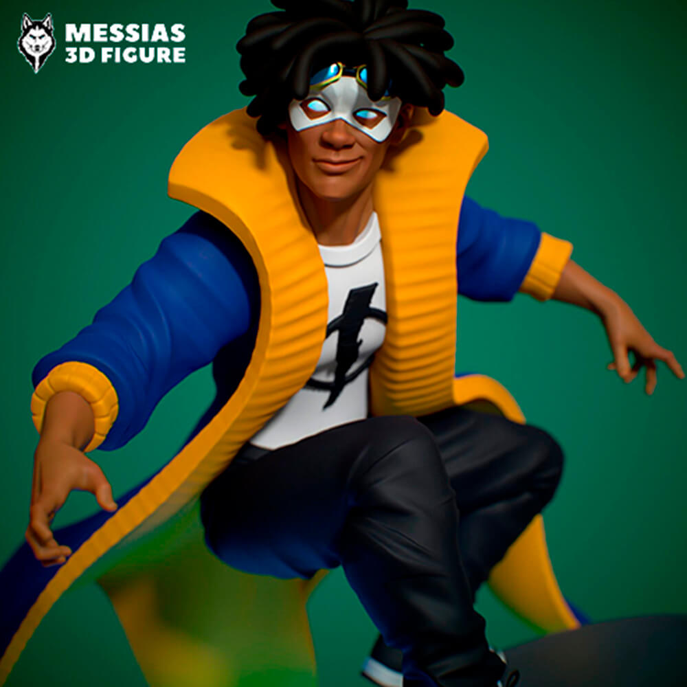 Static Shock Figure - 3D Model by M2SO