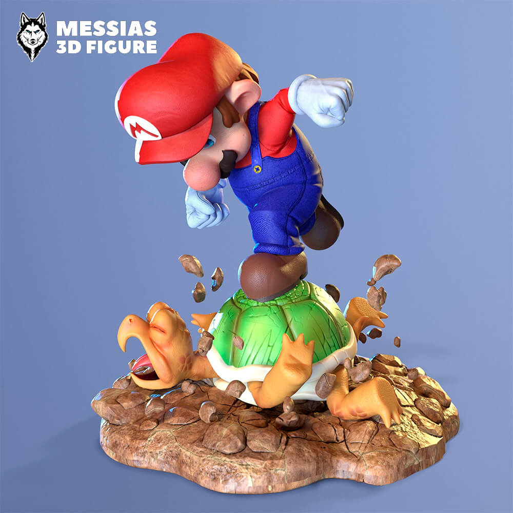 Super Mario 3D Print Model by M2SO