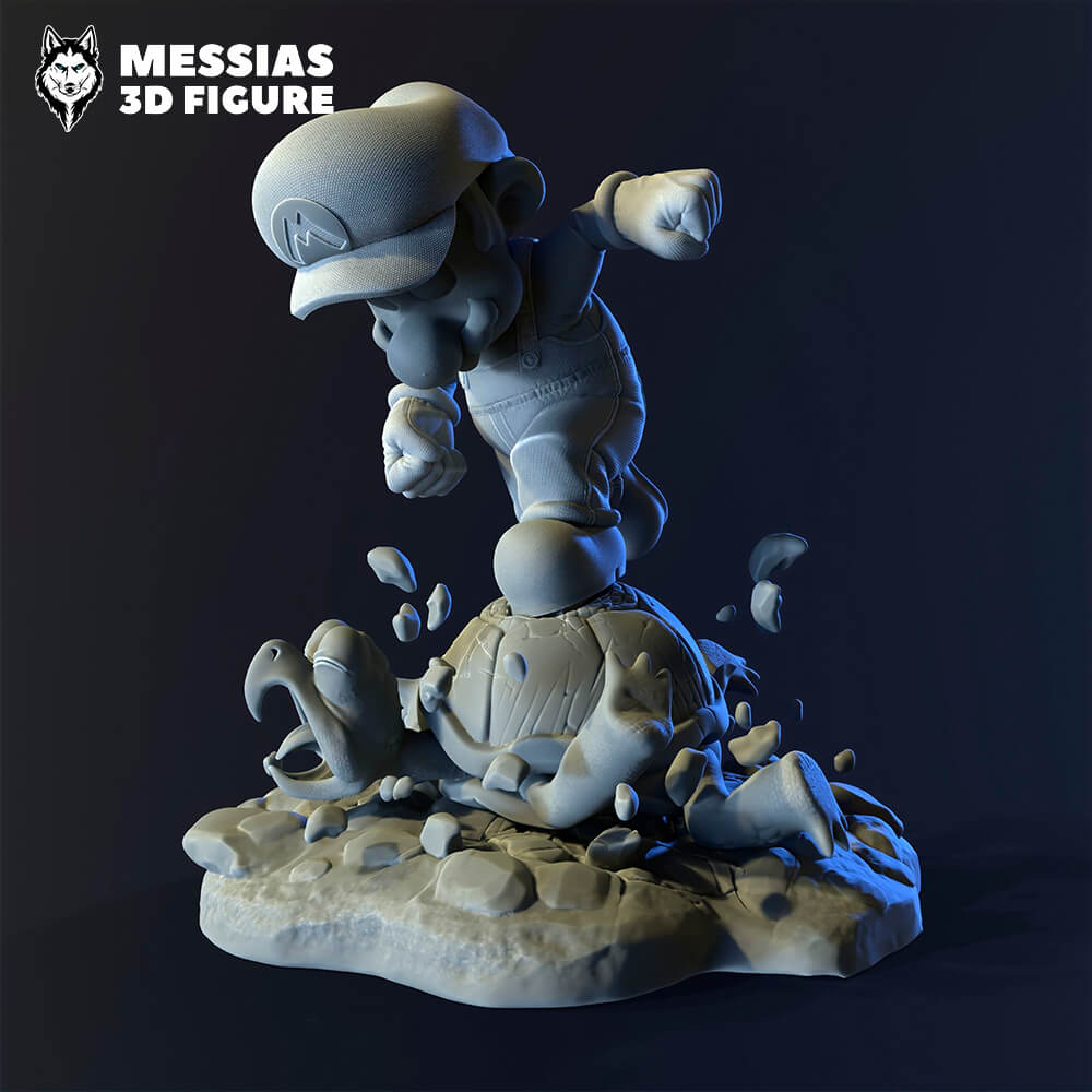 Super Mario 3D Print Model by M2SO