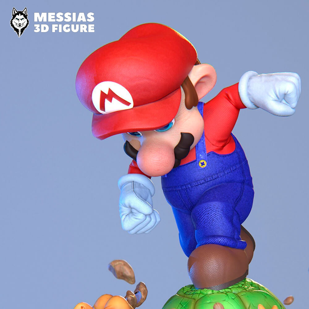 Super Mario 3D Print Model by M2SO