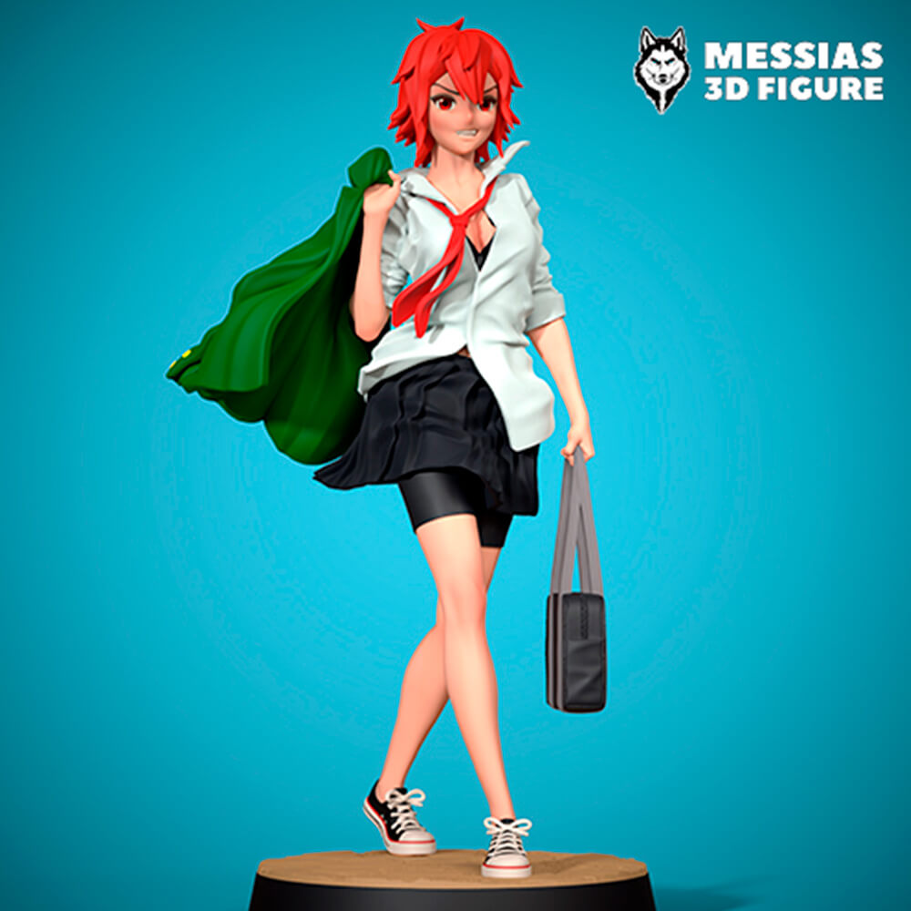 Tomo Chan Figure - 3D Model by M2SO