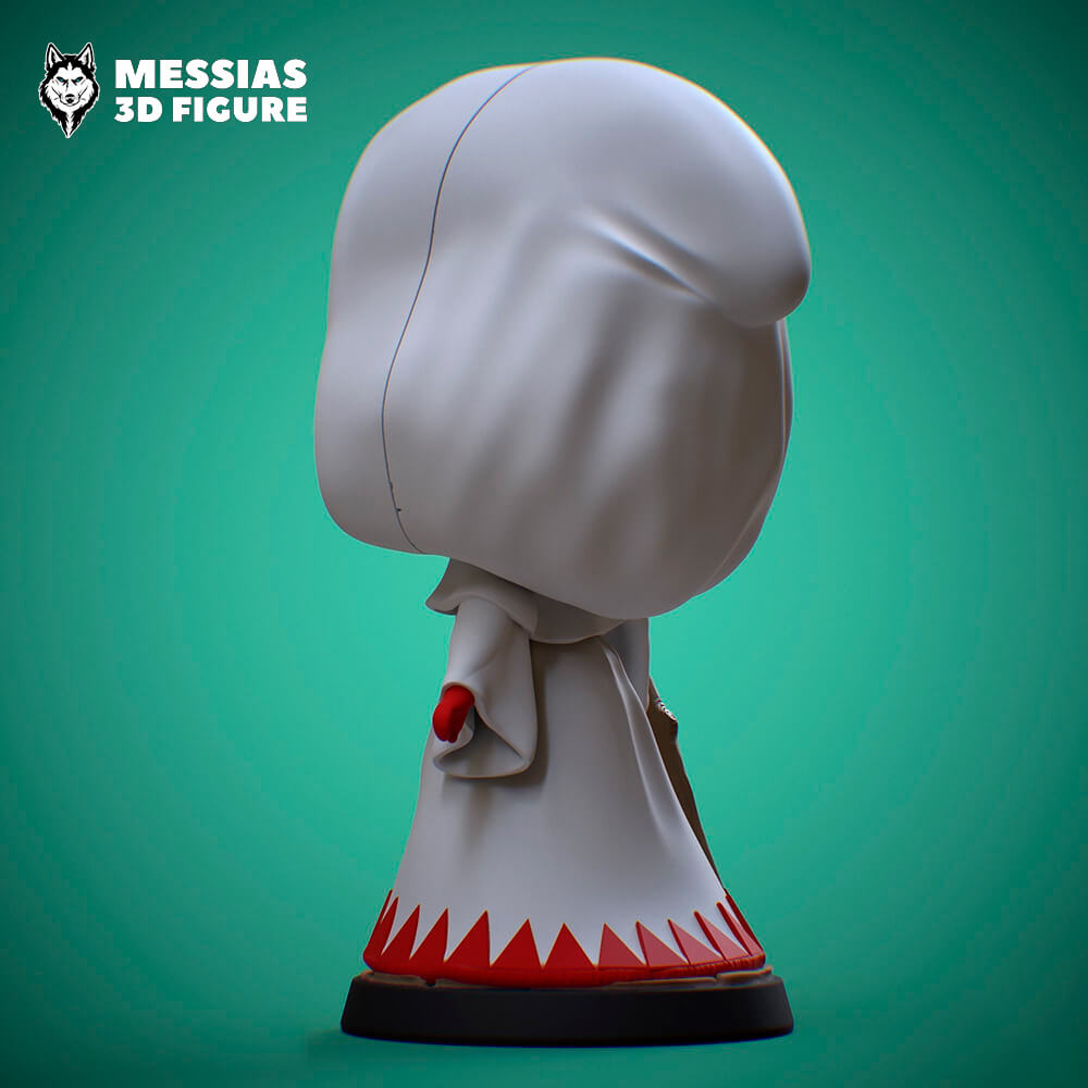 White Mage Chibi - 3D Print Model by M2SO
