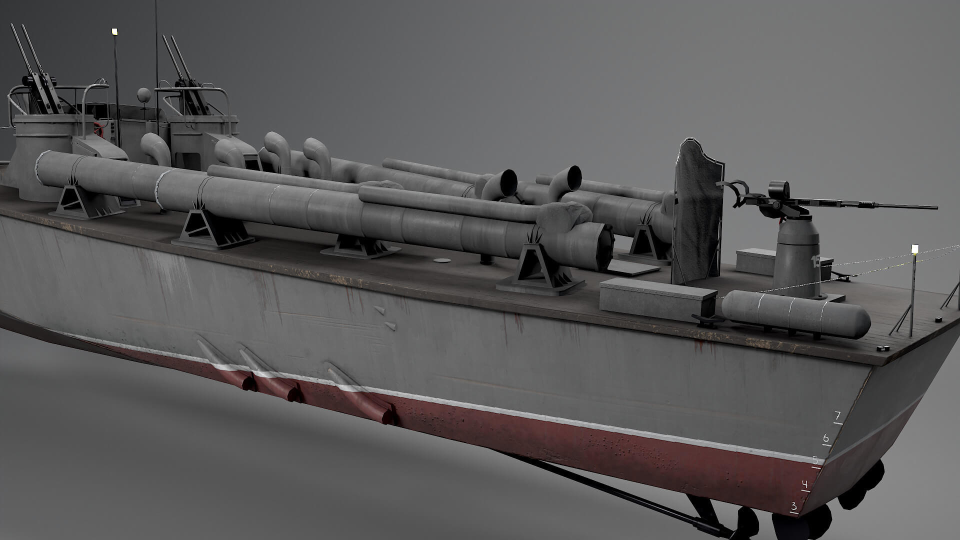 Higgins PT-71 Patrol Torpedo 3D Model by m4rios