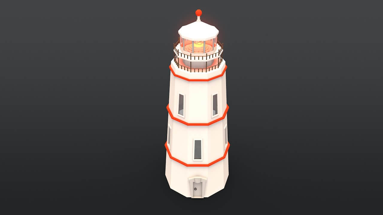 Lighthouse - 3D Model by m4rios