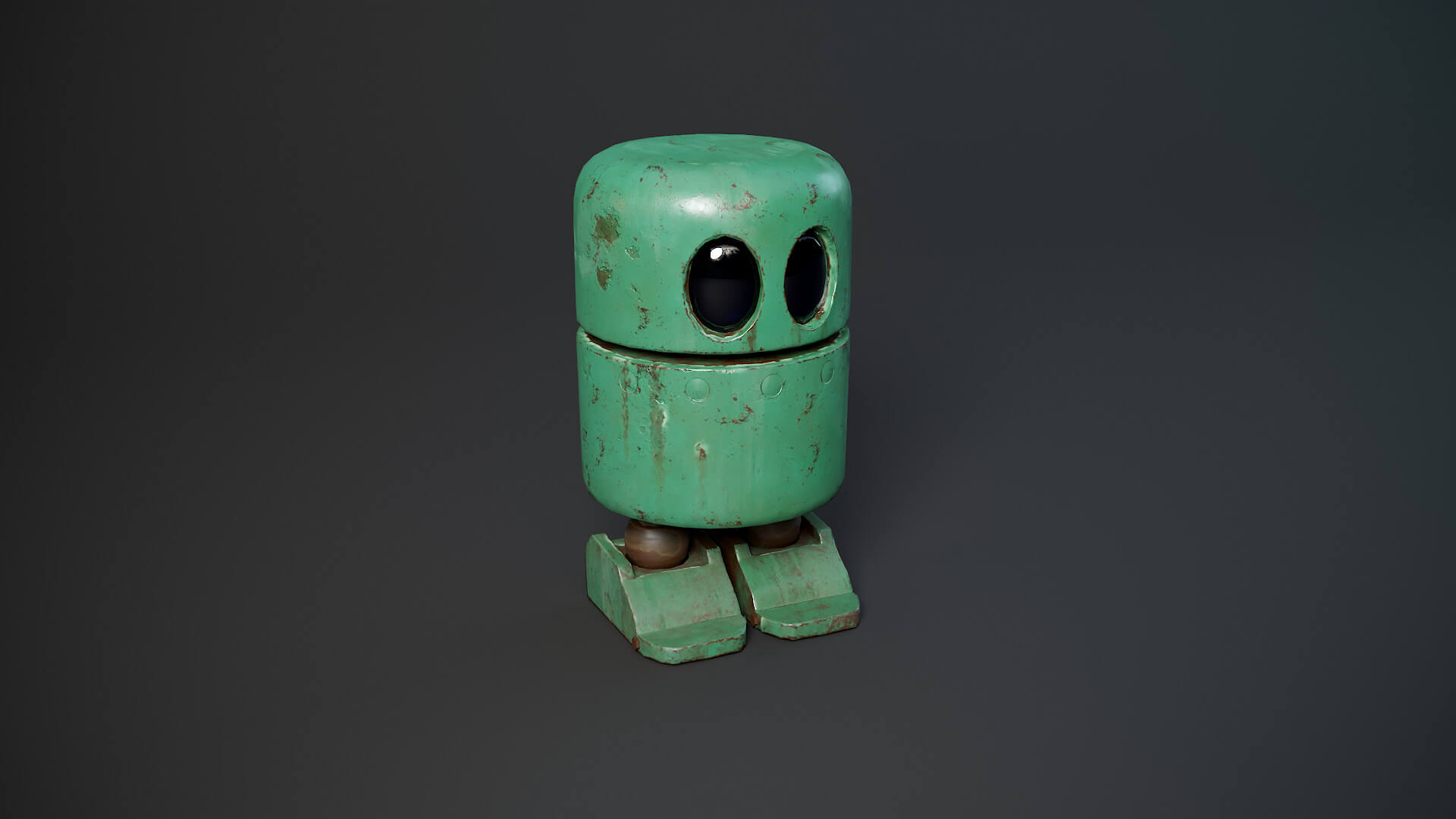 Robot Little Helper - 3D Model by m4rios