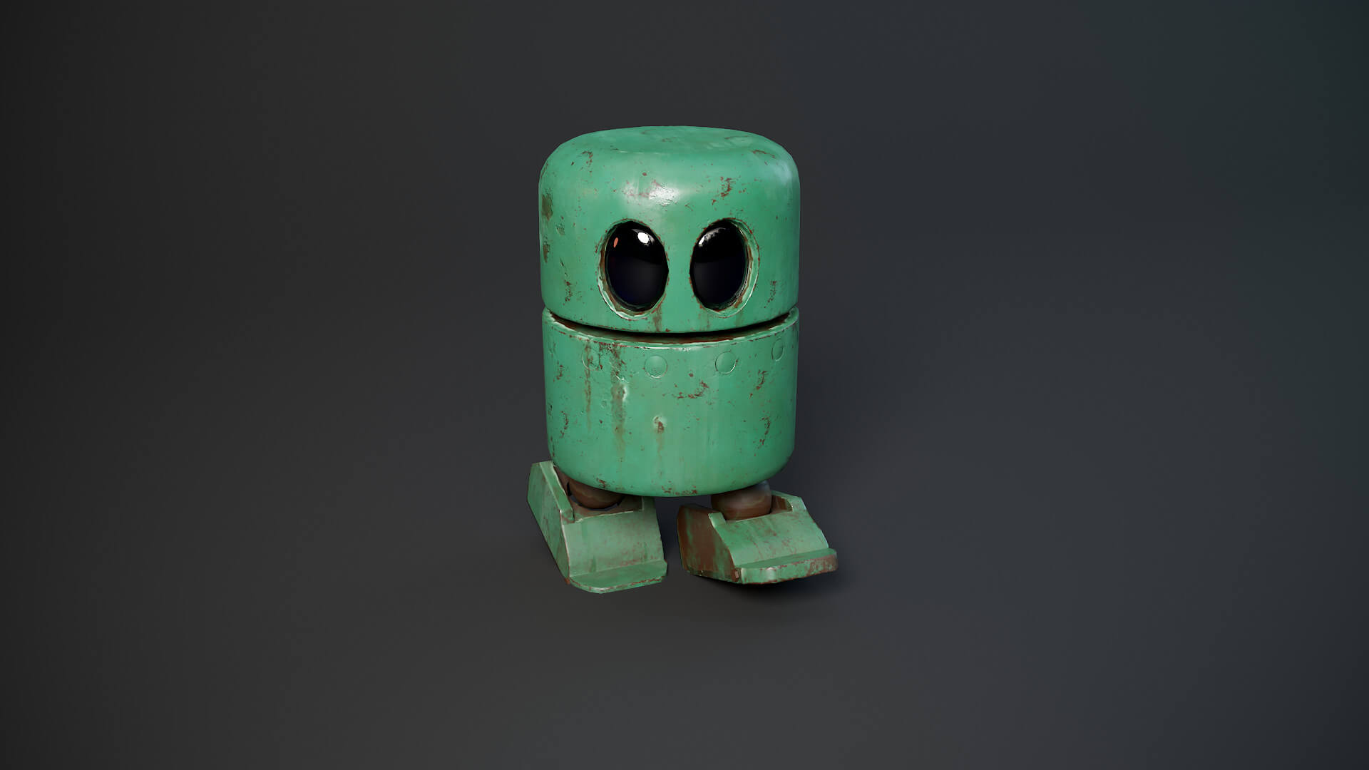 Robot Little Helper - 3D Model by m4rios