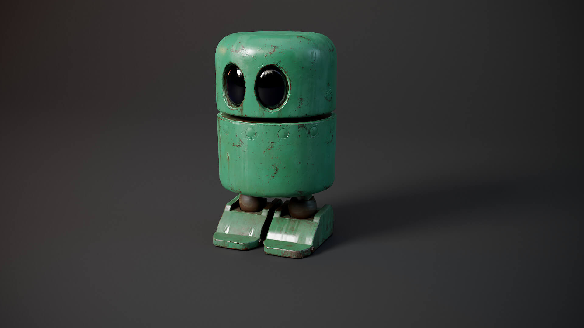 Robot Little Helper - 3D Model by m4rios