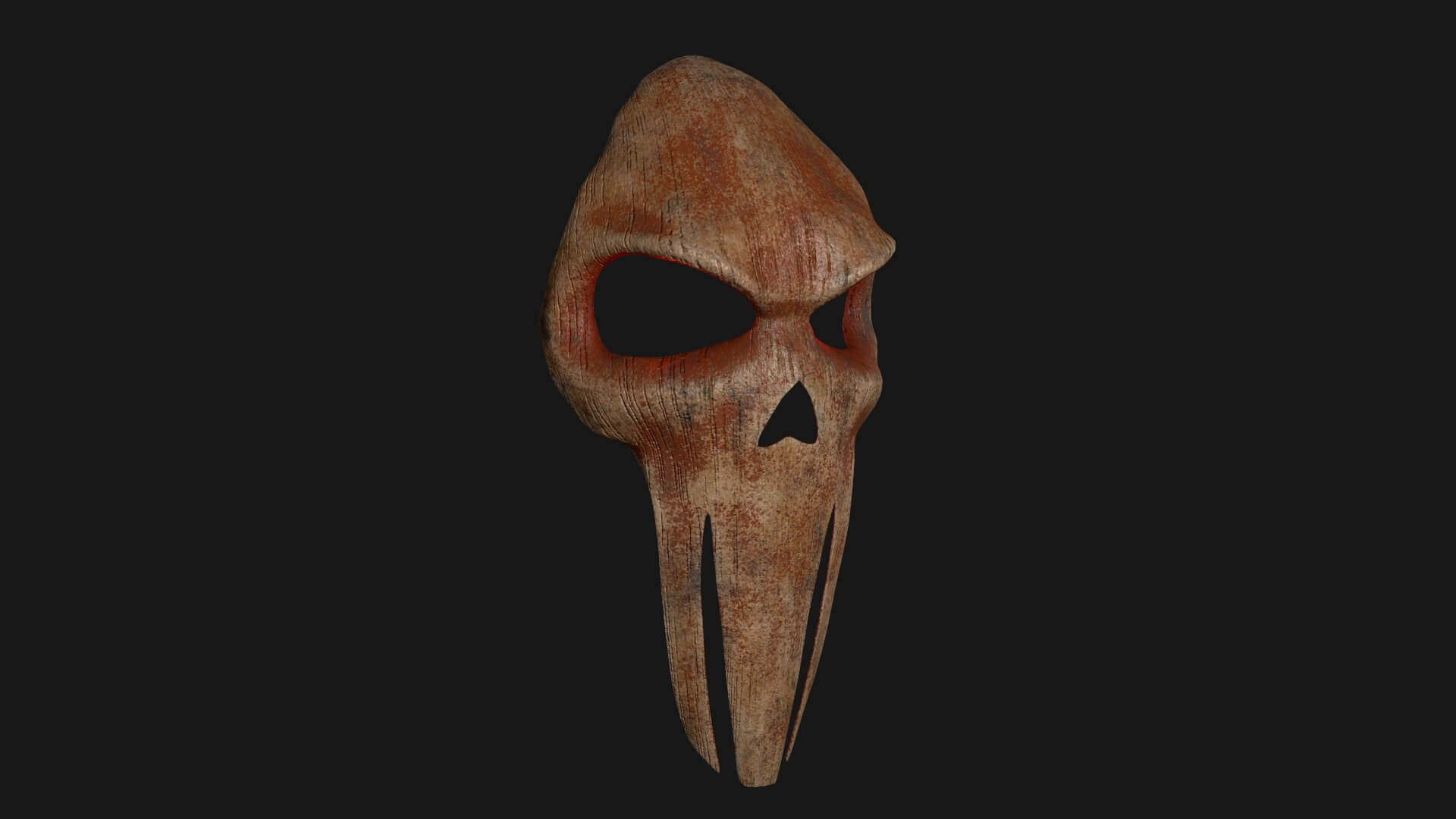 Skull Mask - 3D Model by m4rios