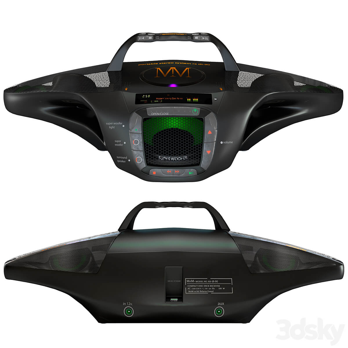 Cobra audio system (my design) 3D Render, Digital Art by macimmm