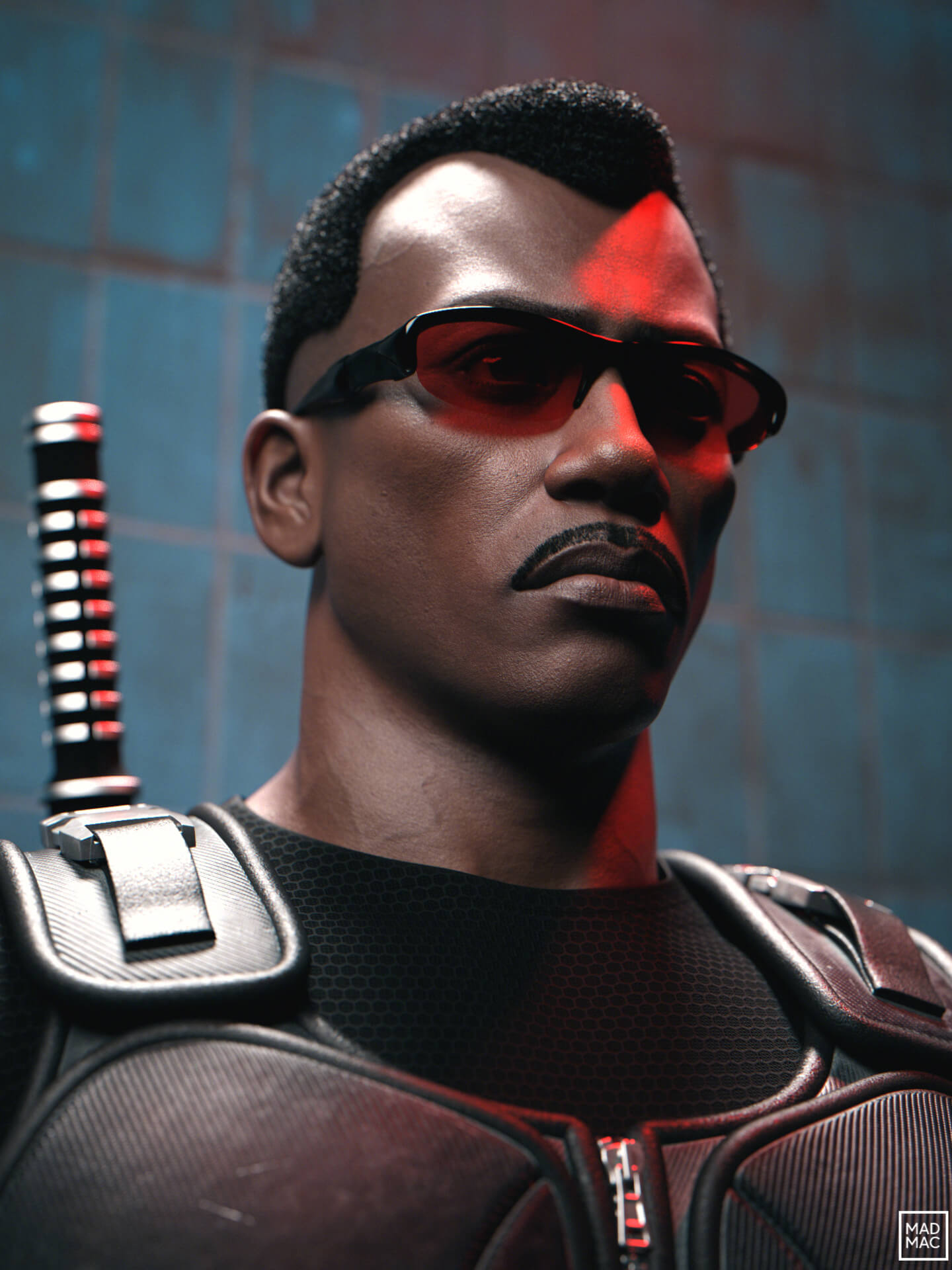 Blade 3D Render, Digital Art by Mad Mac