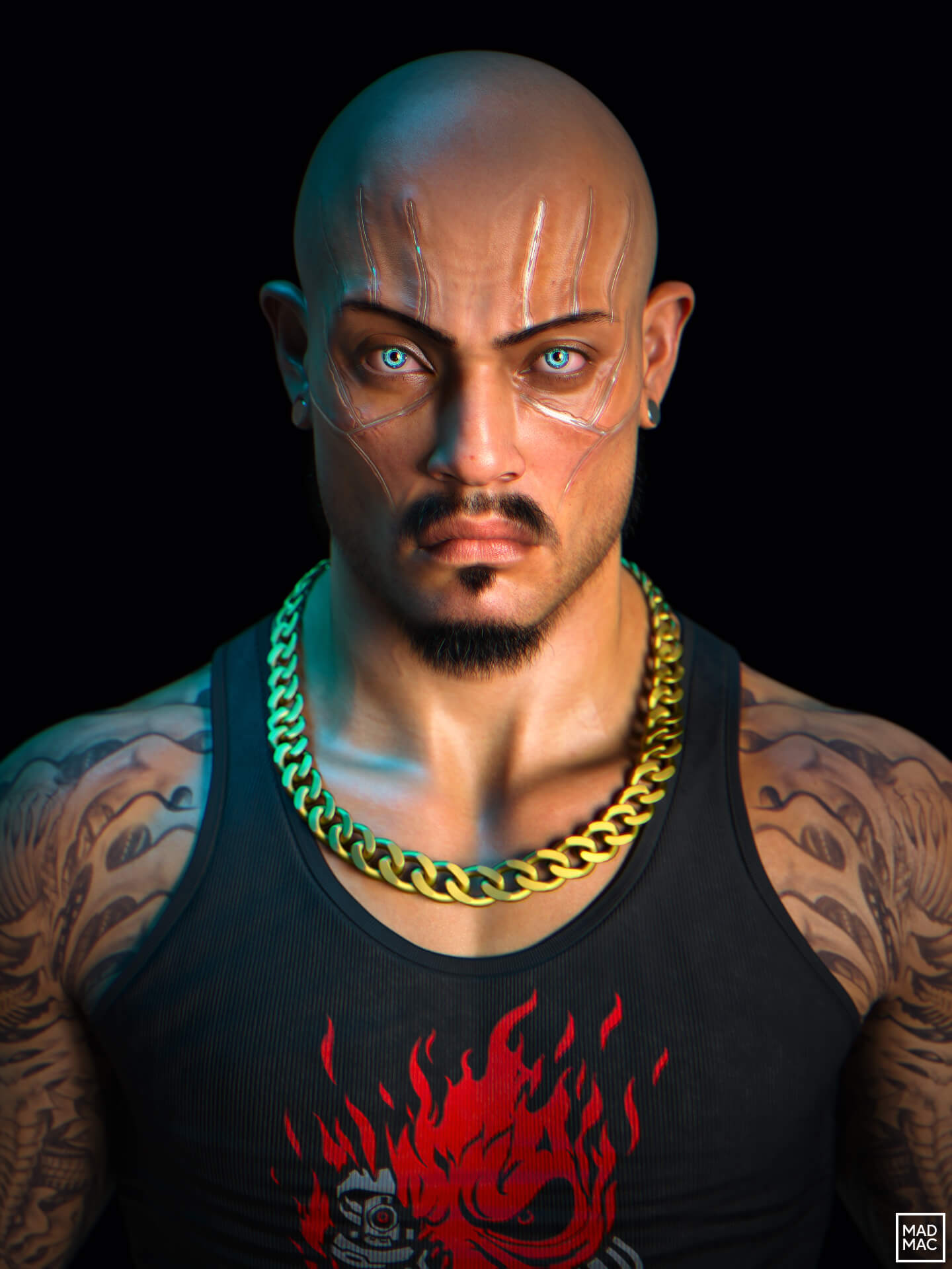 Enhancement 3D Render, Digital Art by Mad Mac