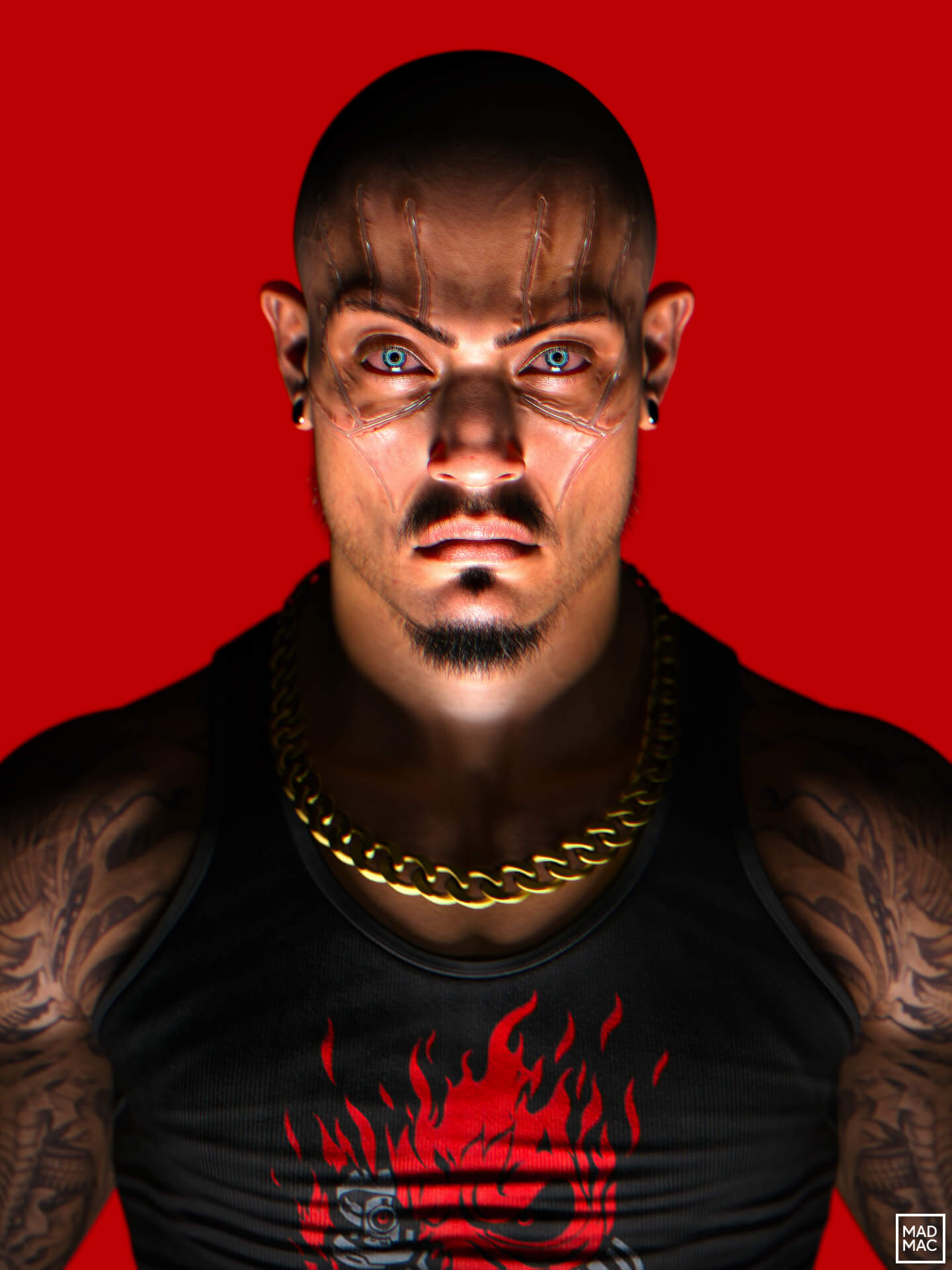 Enhancement 3D Render, Digital Art by Mad Mac