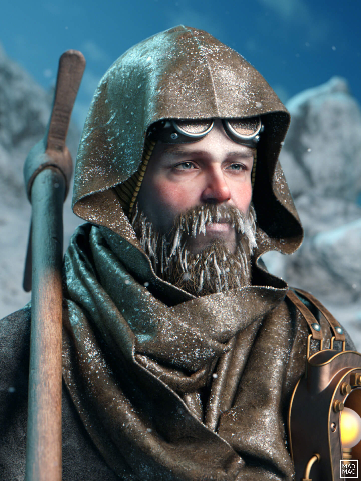 Frostpunk 3D Render, Digital Art by Mad Mac