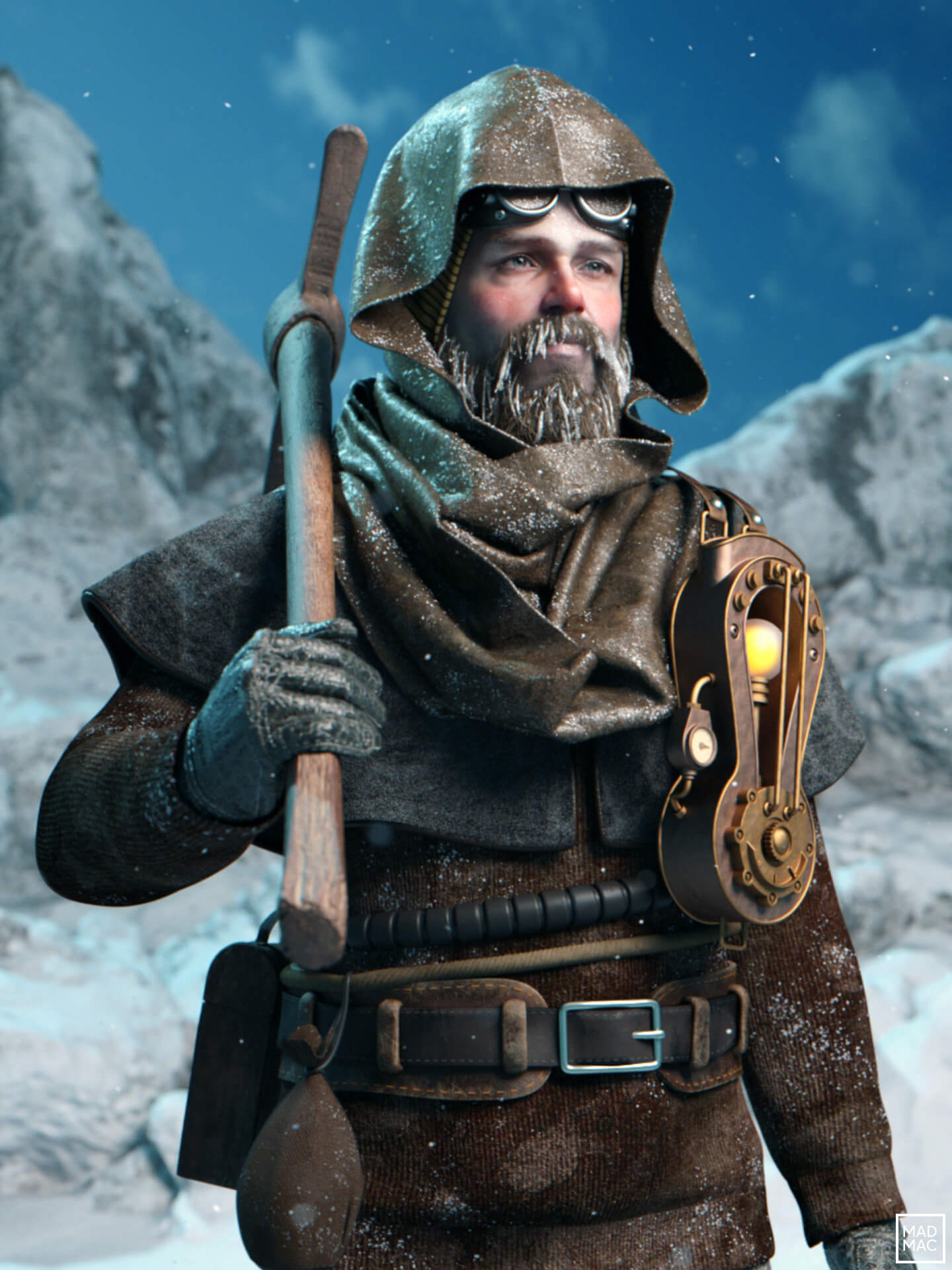 Frostpunk 3D Render, Digital Art by Mad Mac