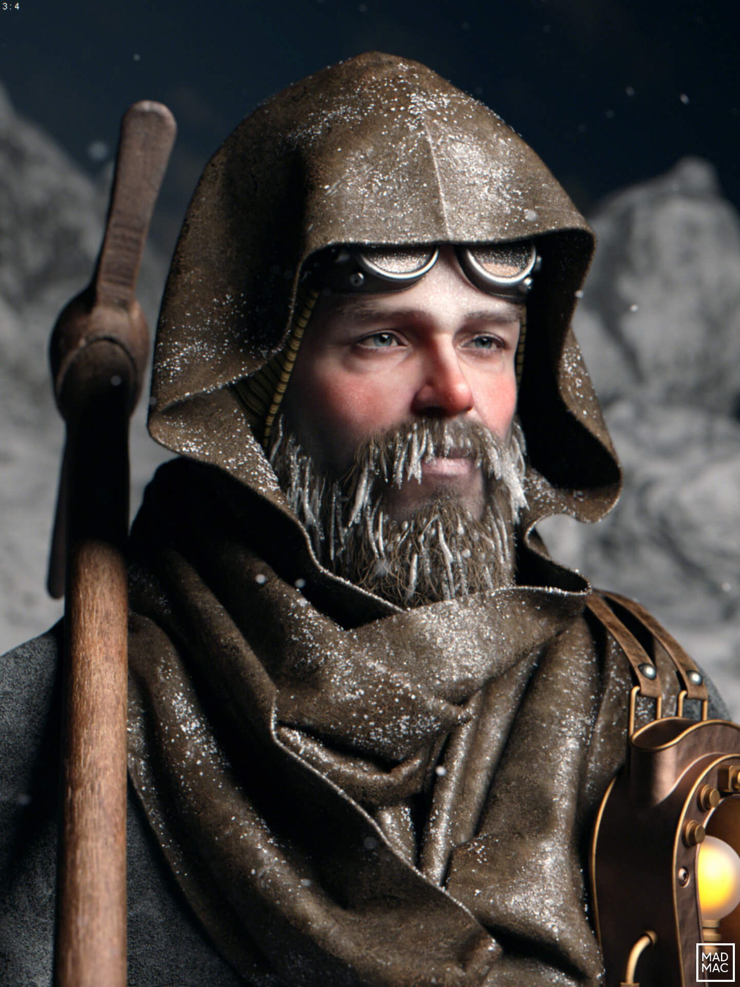 Frostpunk 3D Render, Digital Art by Mad Mac