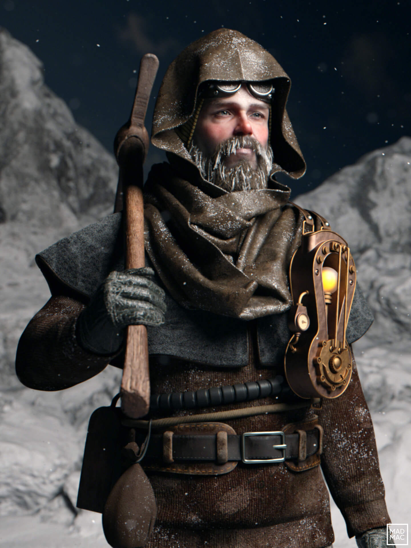 Frostpunk 3D Render, Digital Art by Mad Mac