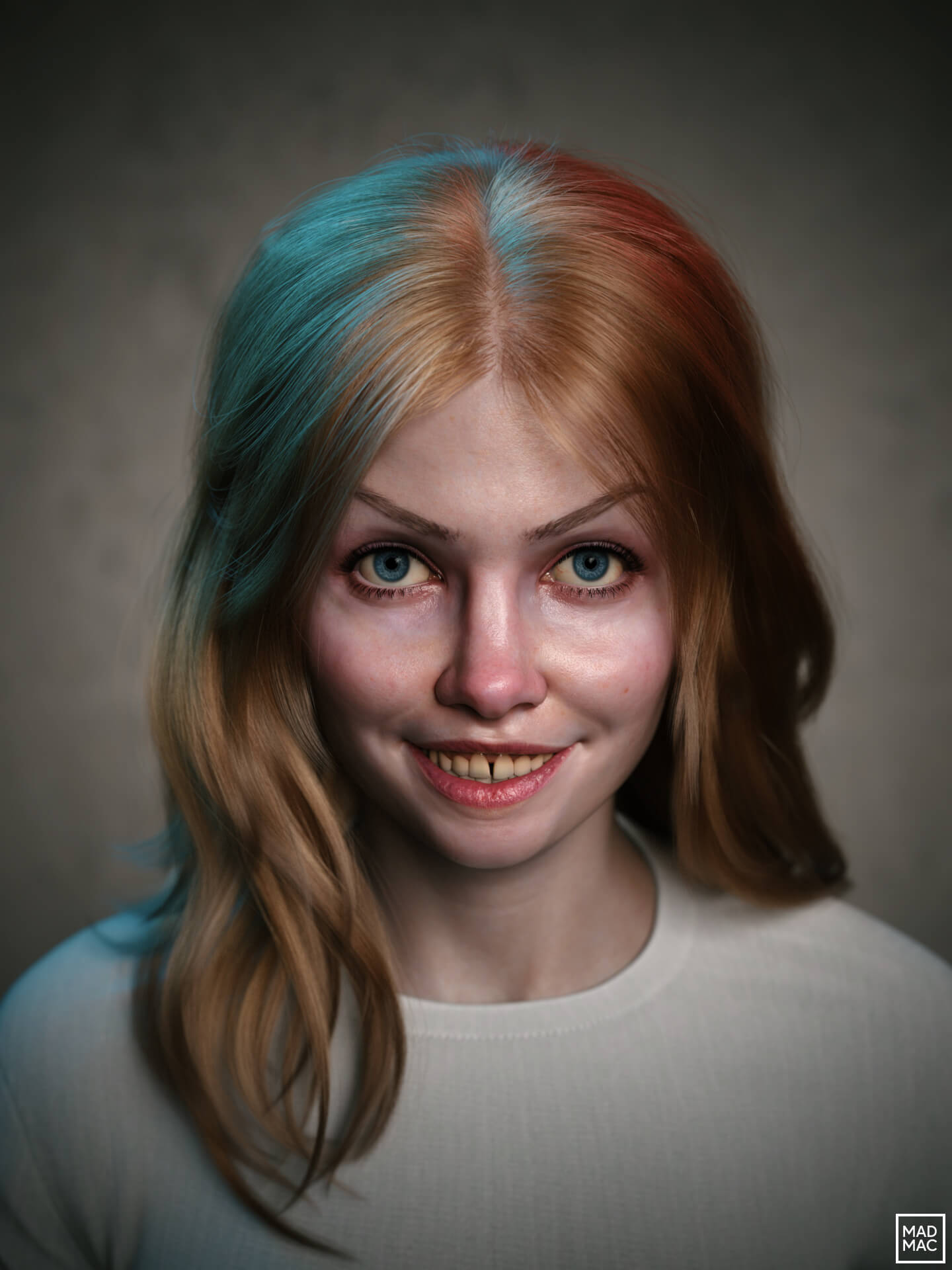 Girlfriend 3D Render, Digital Art by Mad Mac