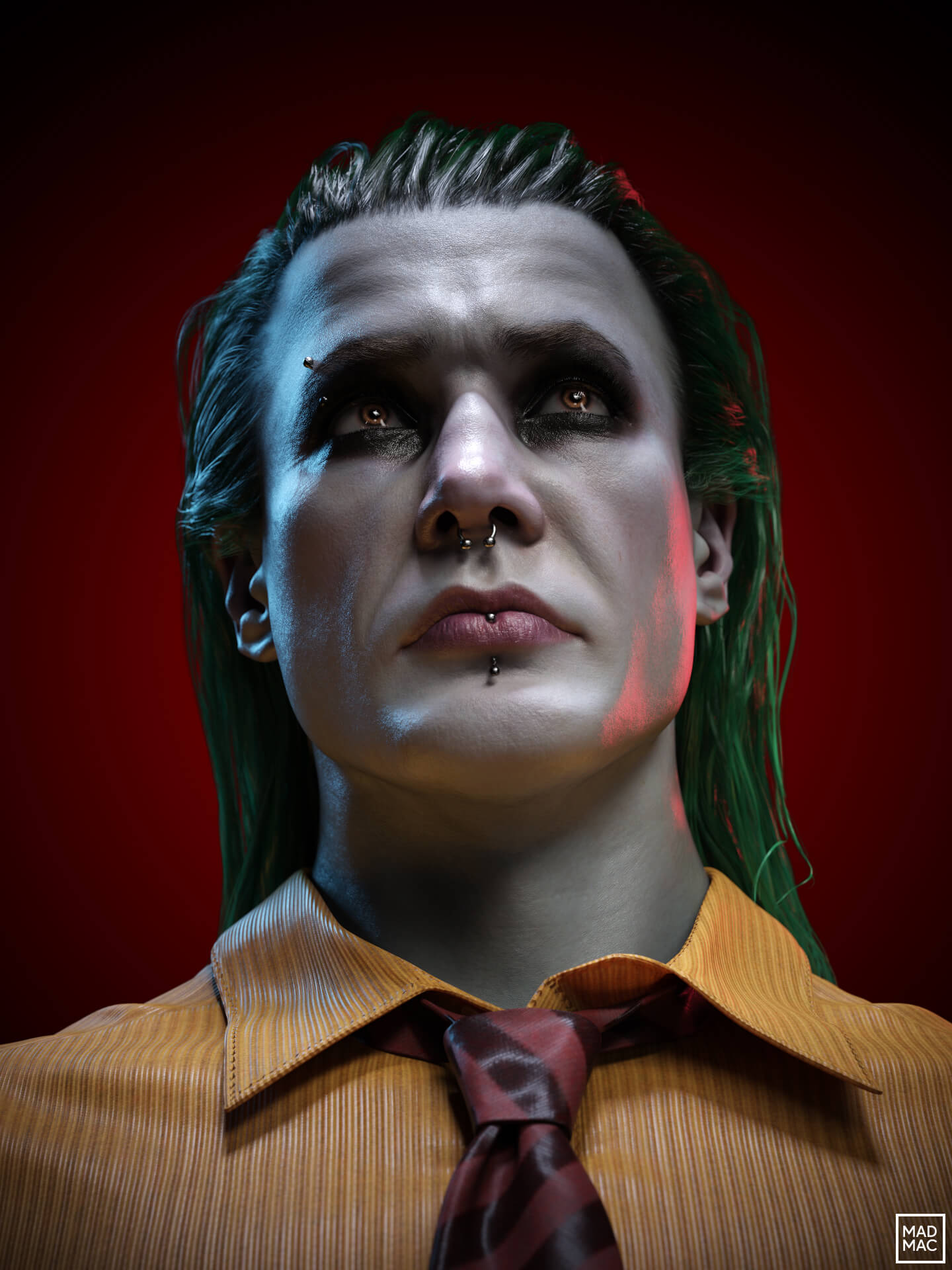 Joker Cosplay 3D Render | RenderHub Gallery