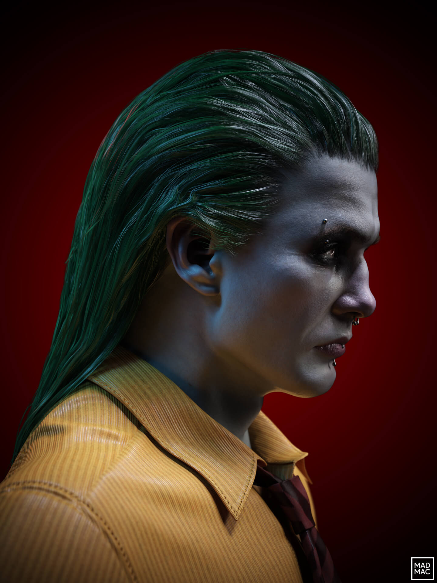 Joker Cosplay 3D Render | RenderHub Gallery