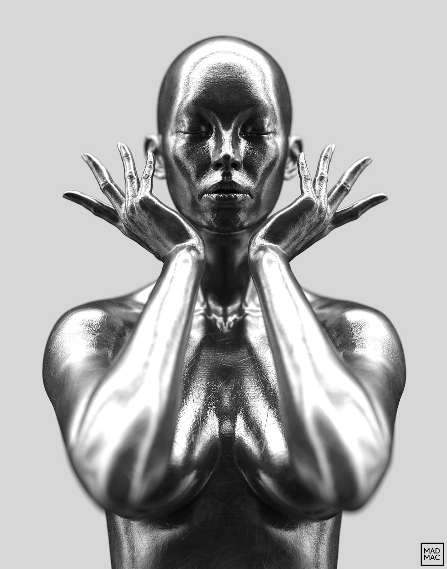 Metallica 3D Render, Digital Art by Mad Mac