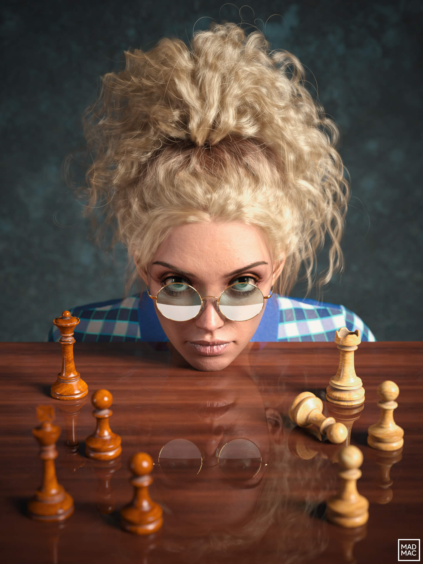 Next Move 3D Render, Digital Art by Mad Mac