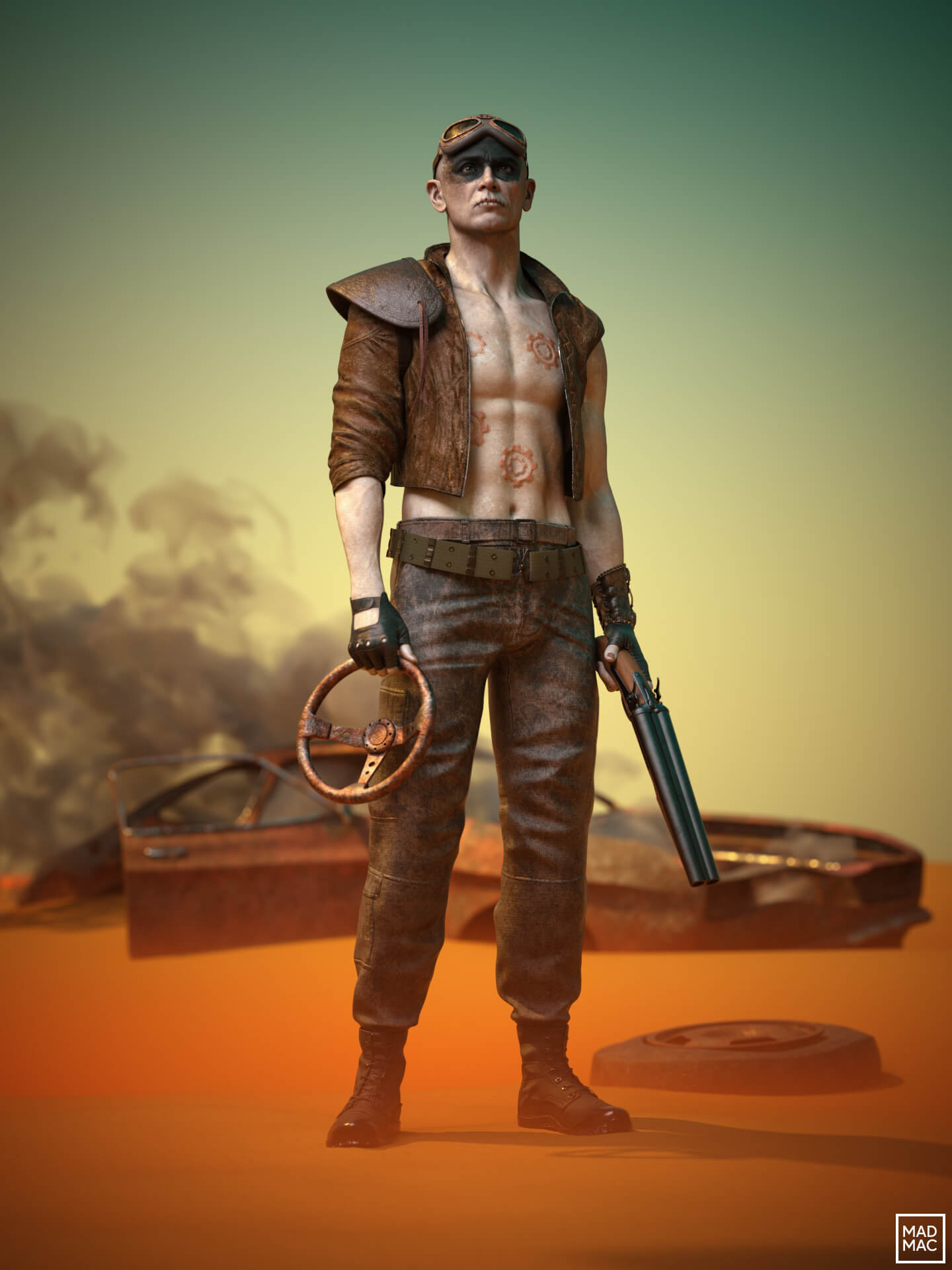 War Boy 3D Render | RenderHub Gallery