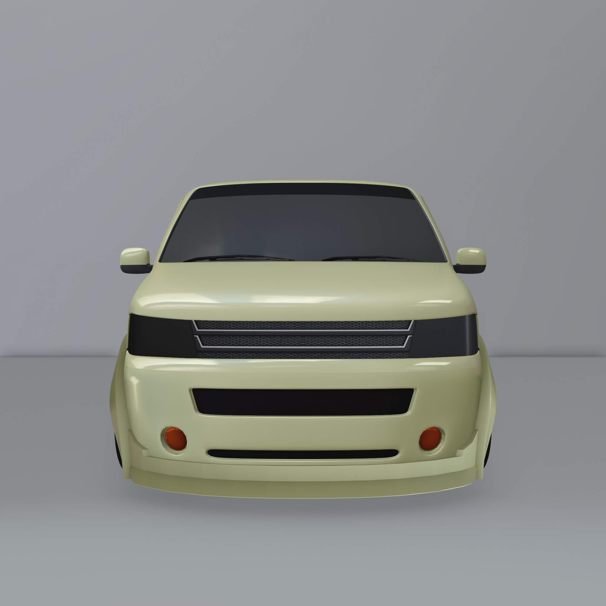 Blind Van Racing Car - 3D Model by madakar25