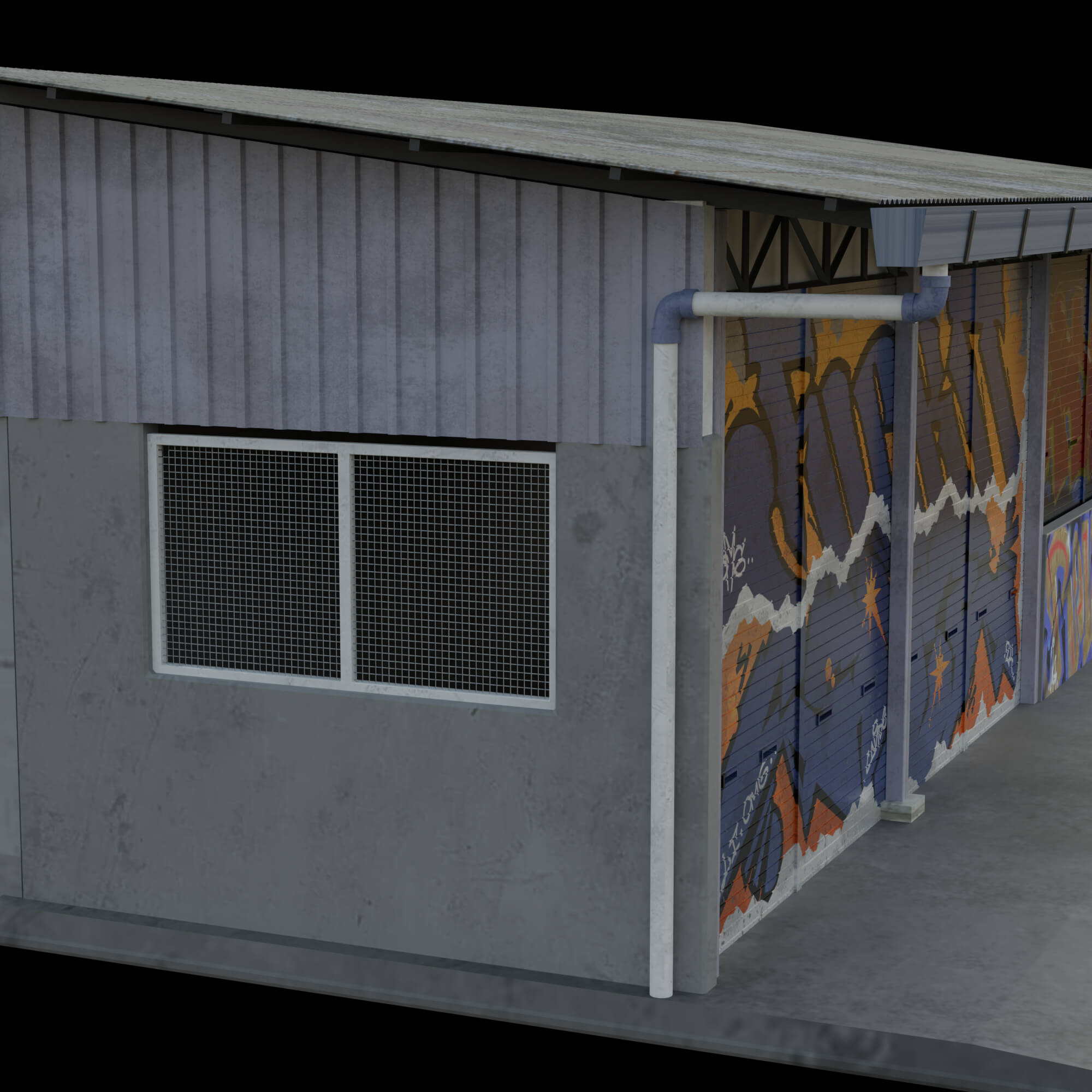 Burjo Restaurant Building - 3D Model by madakar25