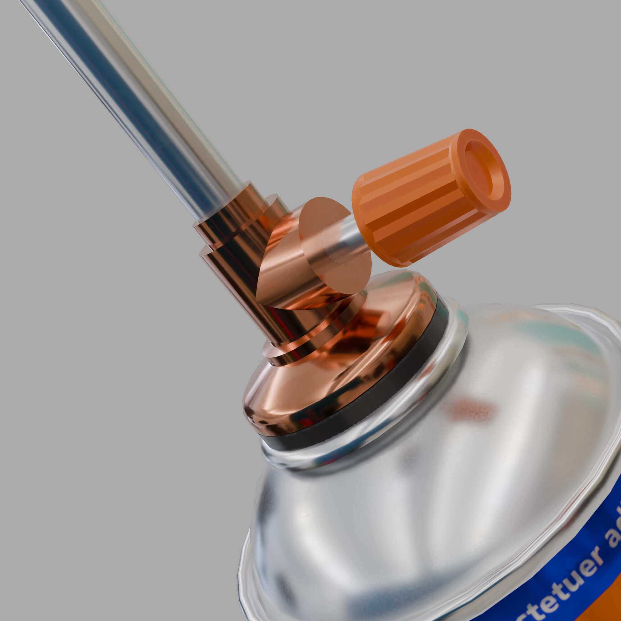 Butane Torch 3D Model by madakar25