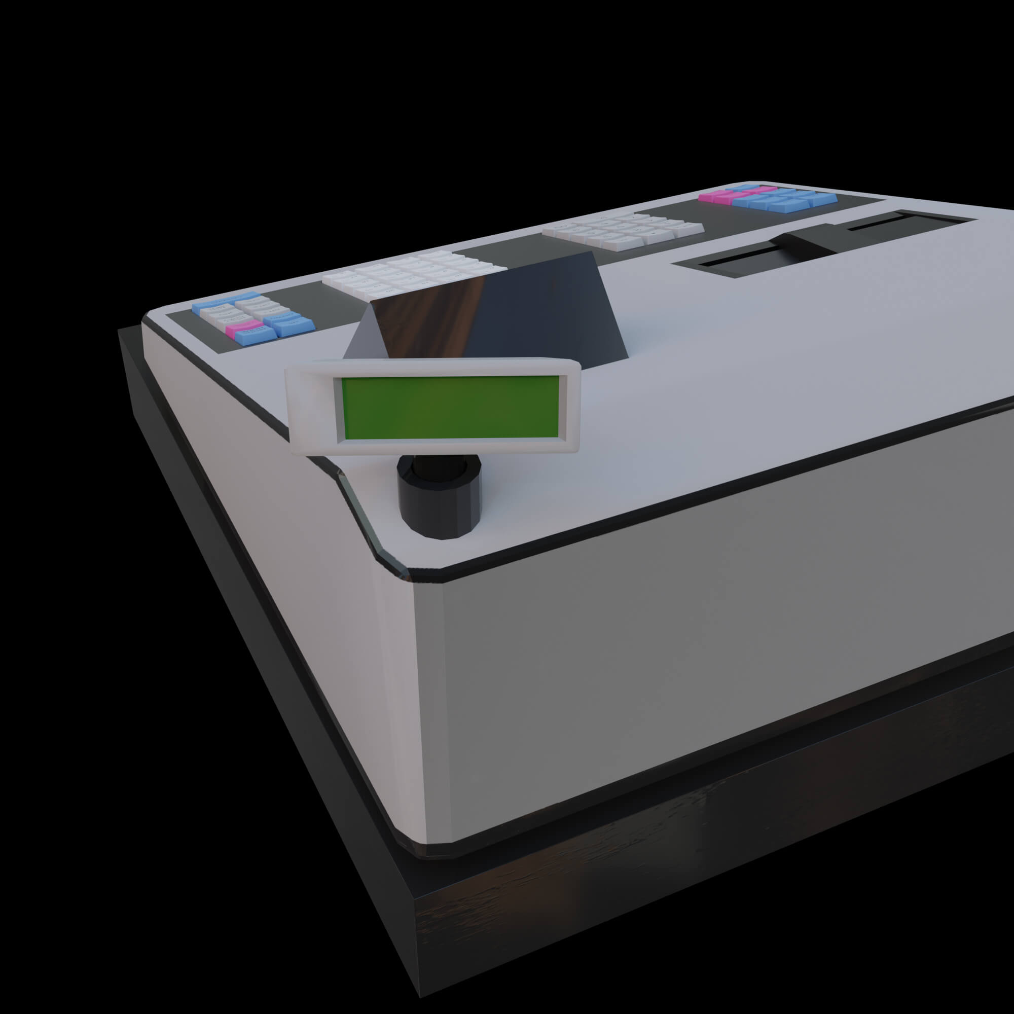 Cash Register - 3D Model by madakar25