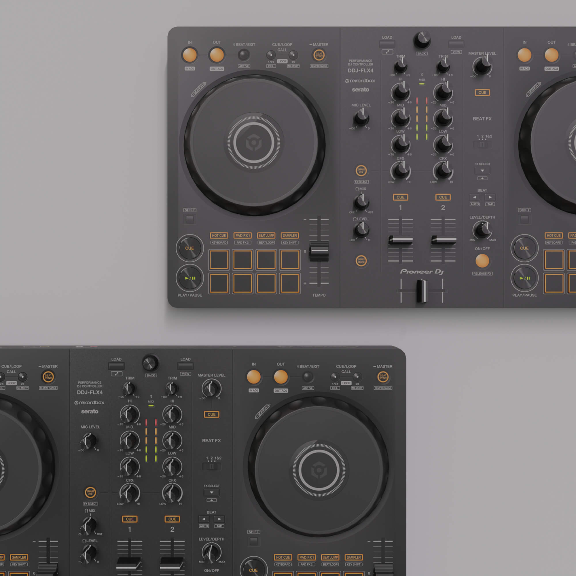 Ddj-FLX4 DJ Controller 3D Model by madakar25