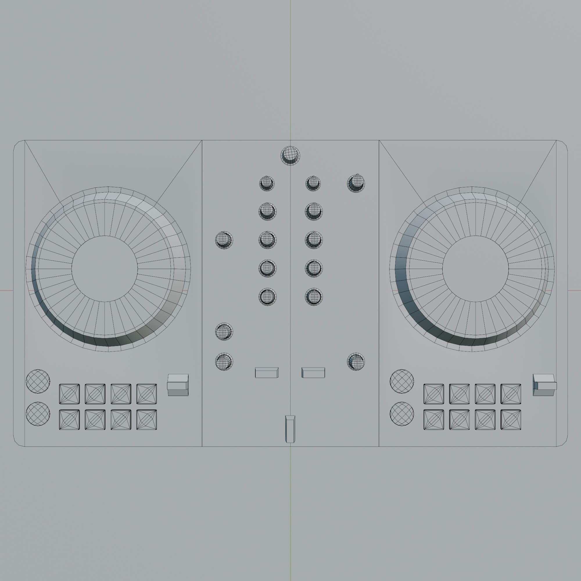 Ddj-FLX4 DJ Controller 3D Model by madakar25