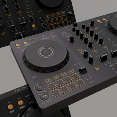 Ddj-FLX4 DJ Controller 3D Model by madakar25