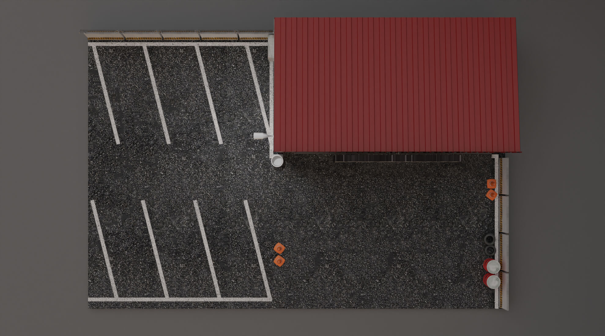 Garage Car Low Poly - 3D Model by madakar25