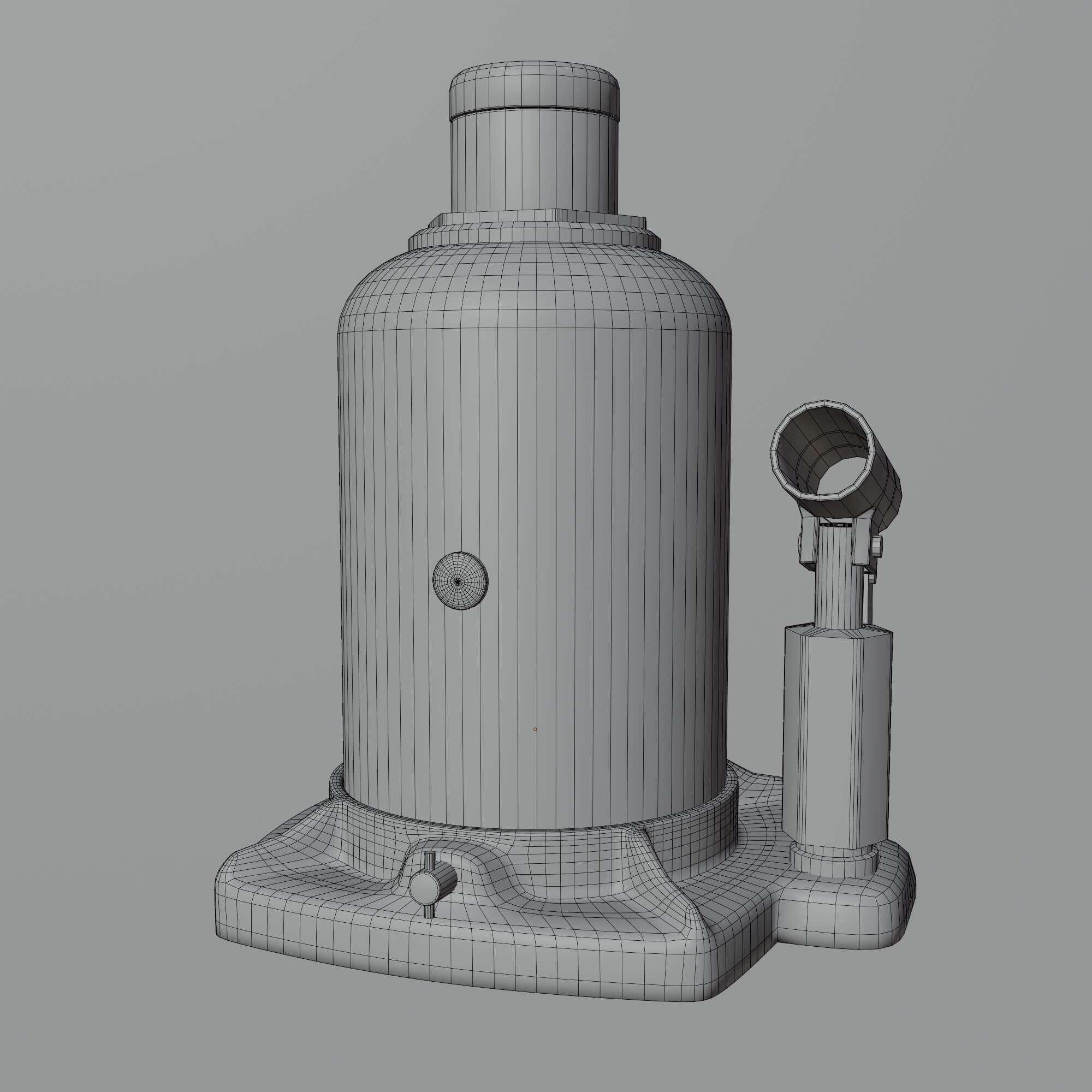 Hydraulic Bottle Jack - 3D Model by madakar25