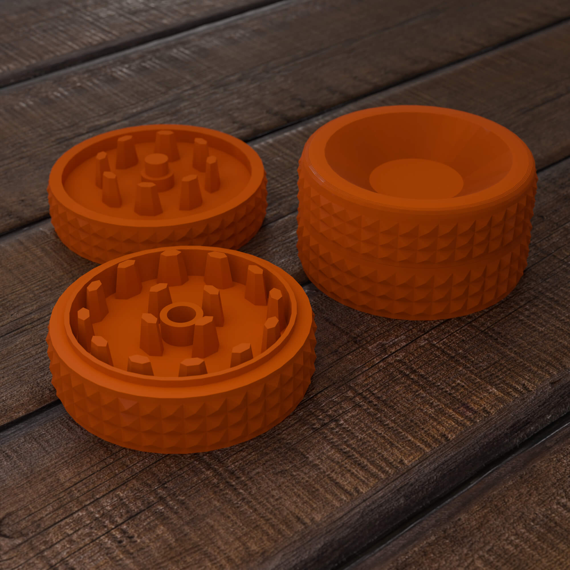 Joy Marijuana 3D Grinder Model - High-Quality, Low Poly by madakar25