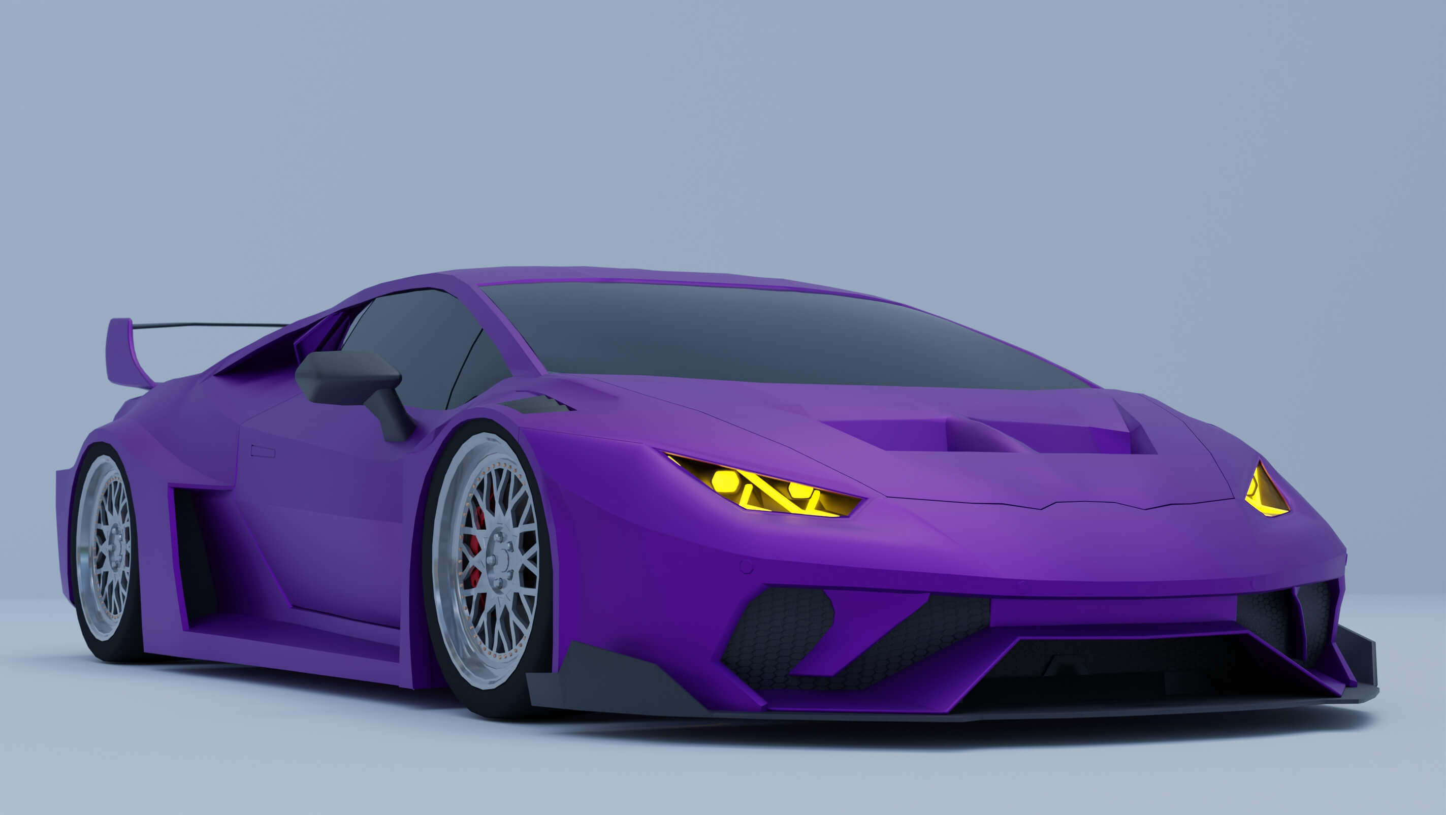 Lamborgini Huracan Bodykit by Lb-Works 3D Model by madakar25