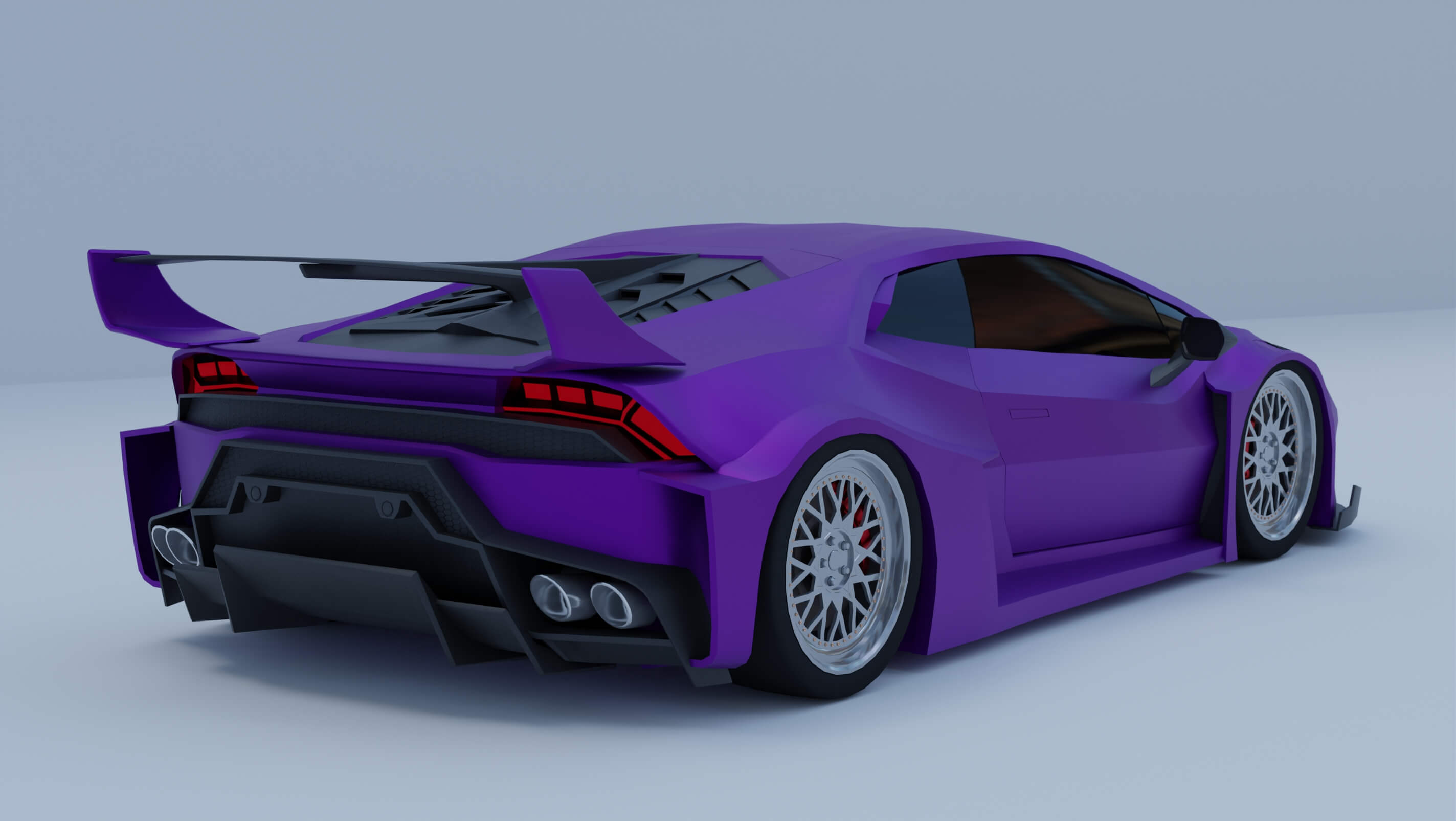 Lamborgini Huracan Bodykit by Lb-Works 3D Model by madakar25