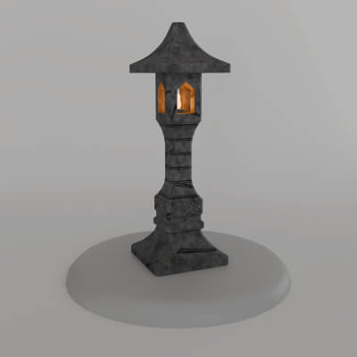 Low Poly Monument Game Asset - 3D Model by madakar25