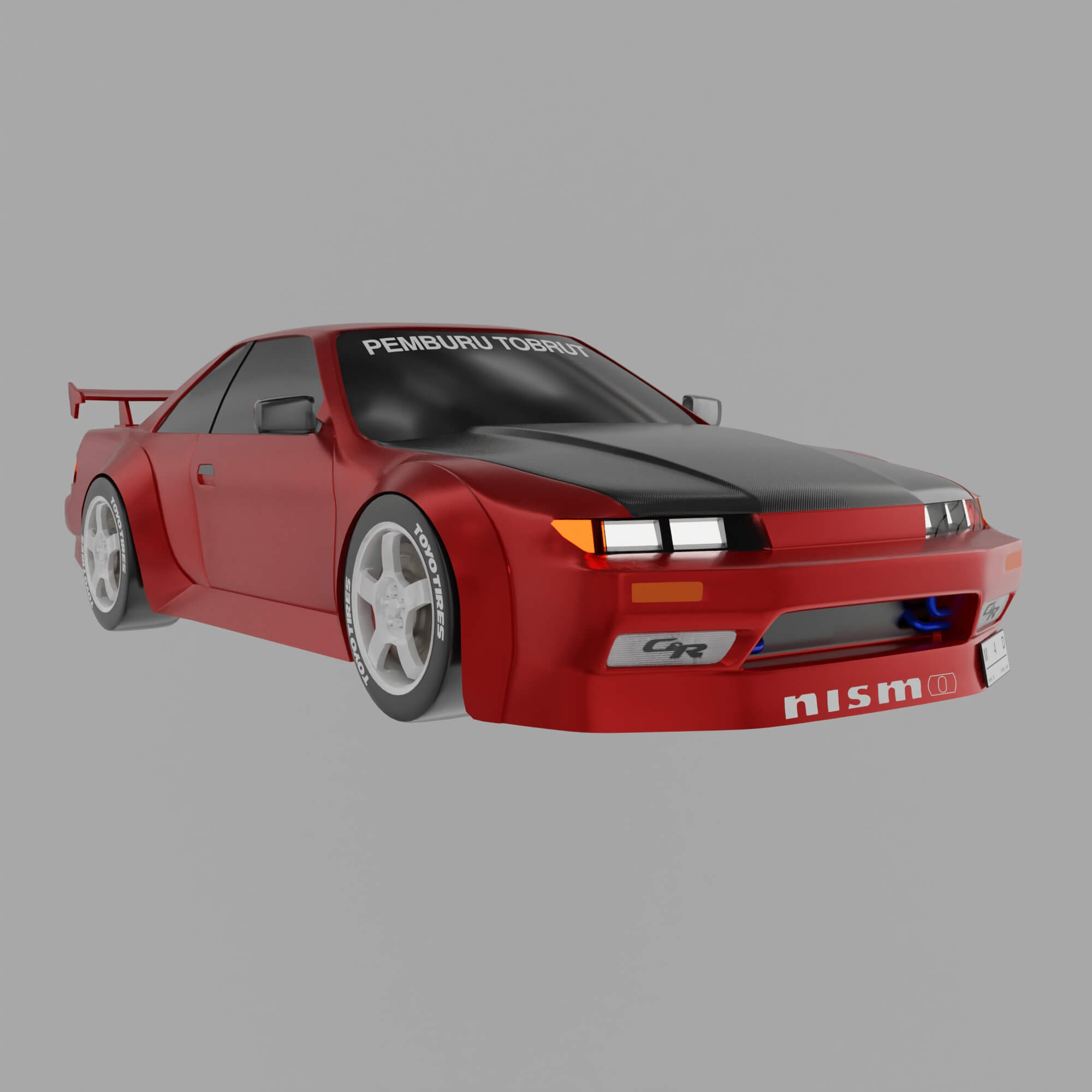 Nissan Silvia S13 Modification - 3D Model by madakar25
