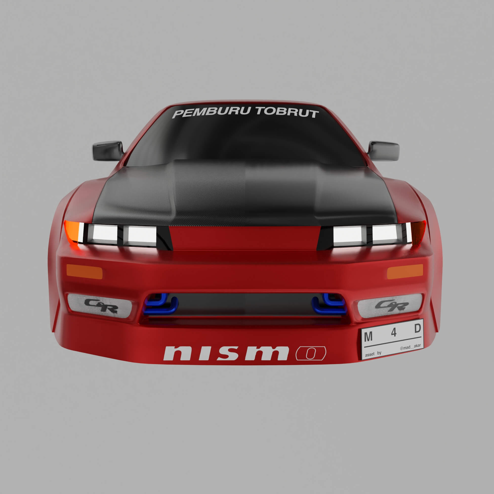Nissan Silvia S13 Modification - 3D Model by madakar25